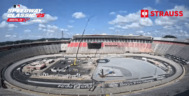 Timelapse Video Shows MLB Speedway Classic Diamond Taking Shape - AstroTurf
