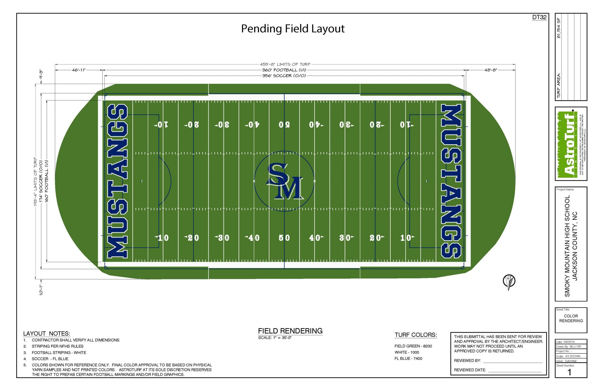 High School Soccer Field Dimensions