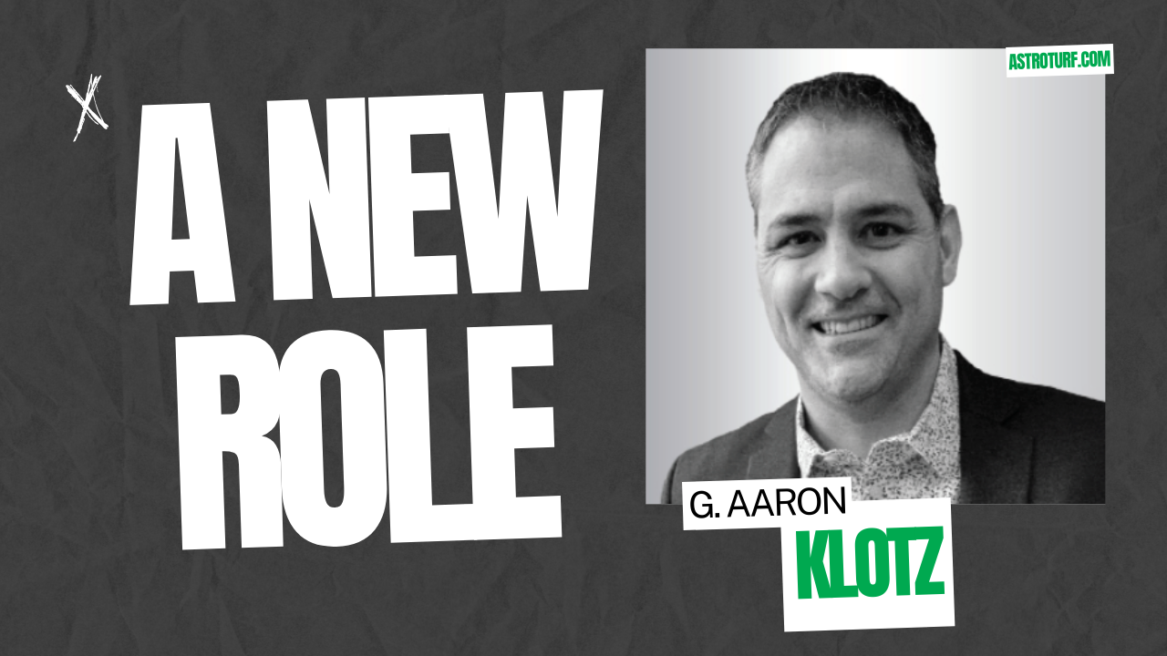 AstroTurf Names Aaron Klotz as National Director of Baseball and Softball - AstroTurf