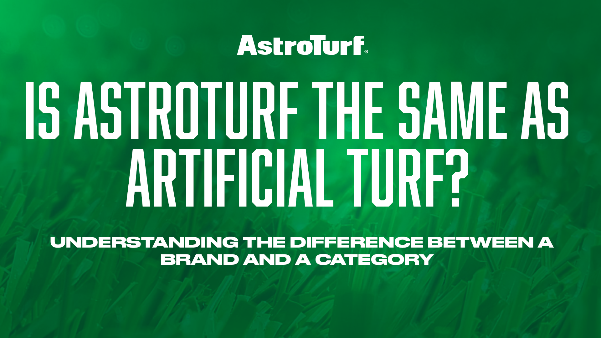Is AstroTurf the Same as Artificial Turf? Understanding the Difference ...