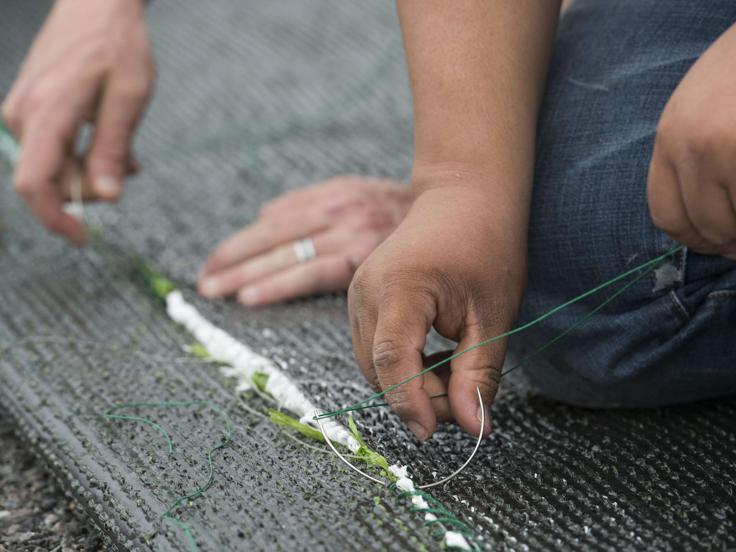 UWF’s AstroTurf Practice Field Nearing Completion - AstroTurf