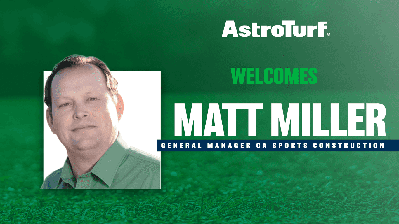 Matt Miller Named General manager for GA Sports Construction - AstroTurf
