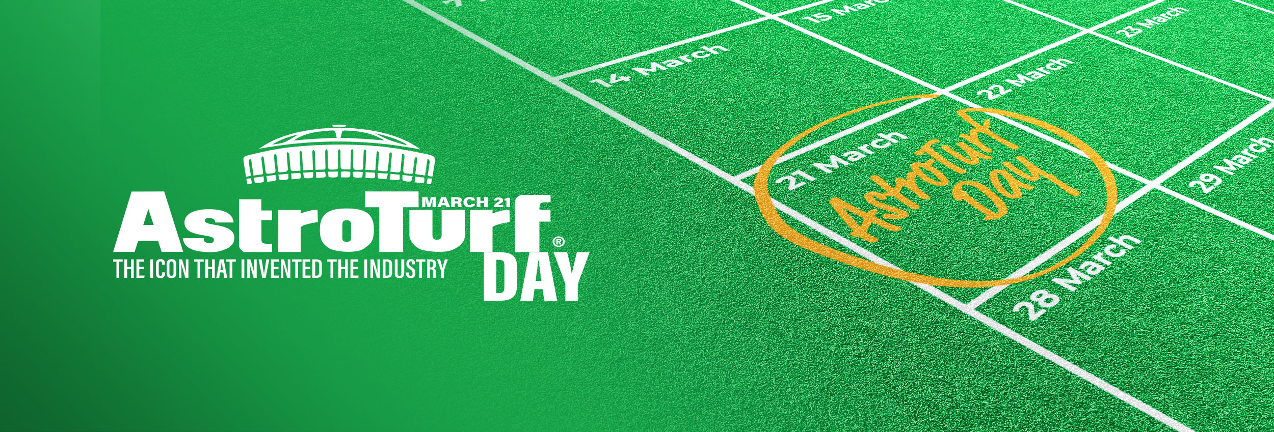 Historic Day Salutes the Icon That Invented the Synthetic Turf Industry ...